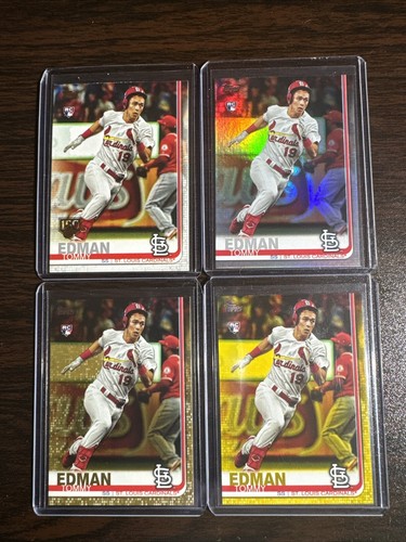 2019 Topps Update RC TOMMY EDMAN LOT OF (4) GOLD /2019 YELLOW RAINBOW ...