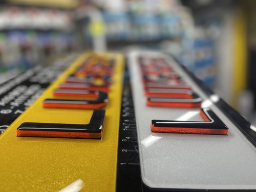 4D GEL 5MM NEON ORANGE NUMBER PLATES MOT, DVLA & UK RD COMPLIANT ...