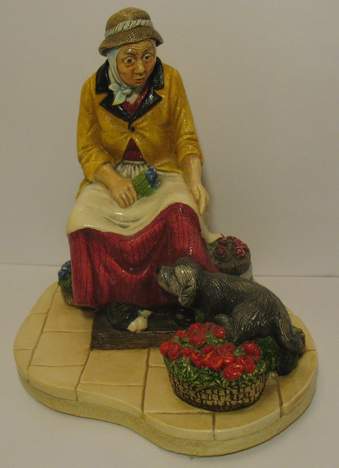 VINTAGE RARE NATURECRAFT CONGLETON ENGLAND FIGURINE STATUE "FLOWER ...