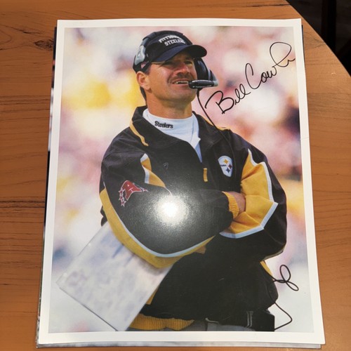 Bill Cowher autographed signed Pittsburgh Steelers 8x10 photo | eBay