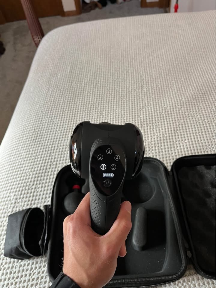 FitRx Pro Neck and Back Massager Handheld Percussion Massage Gun ...