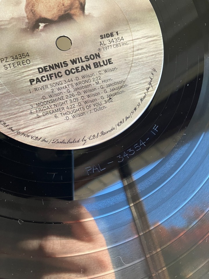 Dennis Wilson - Pacific Ocean Blue, Caribou Records 1977 LP (VG+/VG+ ...