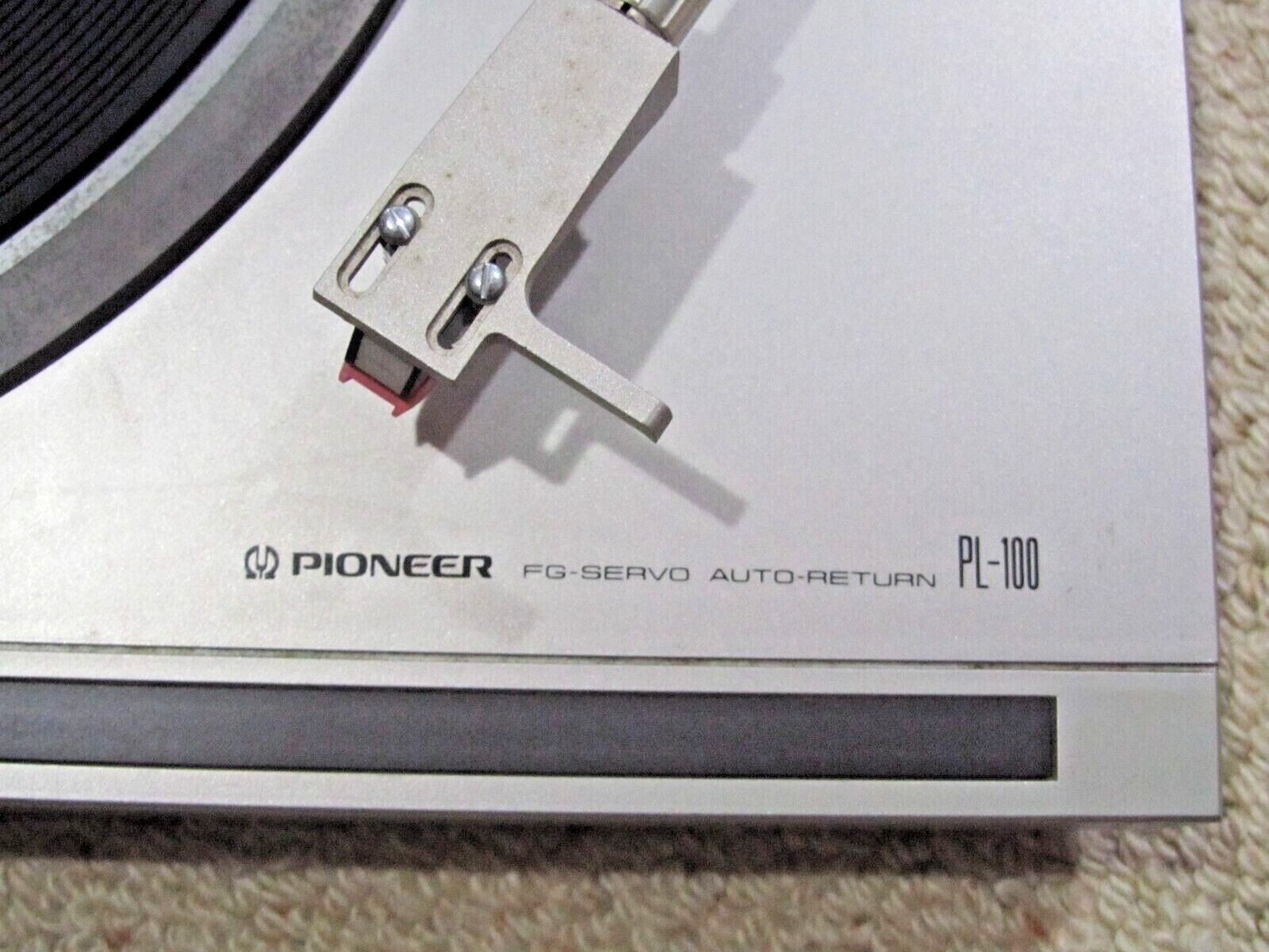 Vintage Pioneer Stereo Turntable Record Player PL-100 - Working | eBay