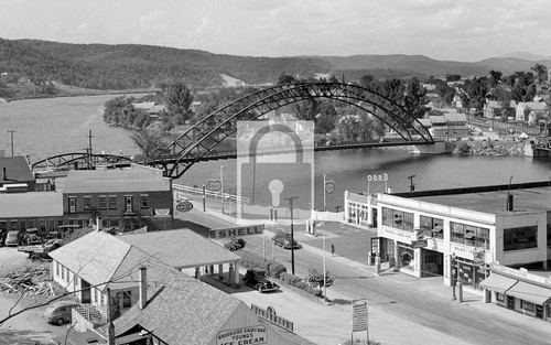 Bellows Falls Vermont VT Birds Eye View Reprint Postcard | eBay