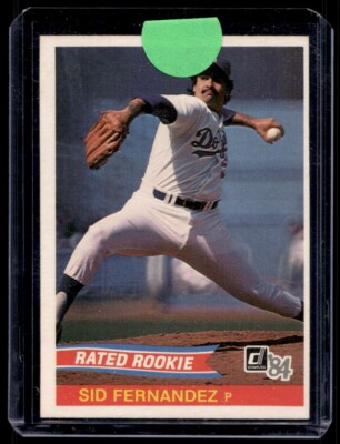 1984 Donruss Sid Fernandez Rookie G51 Los Angeles Dodgers #44 | eBay