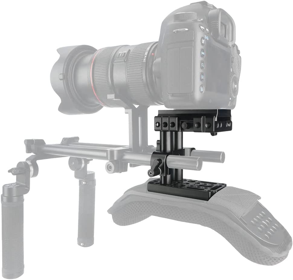 Quick Release Base Kit 15Mm Rail Riser Rig System with QR Plate 15Mm ...