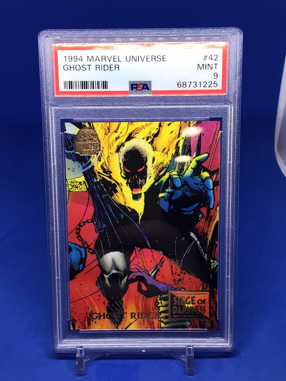 1994 Marvel Masterpieces Ghost Rider Base PSA 9 #42 Defenders | eBay