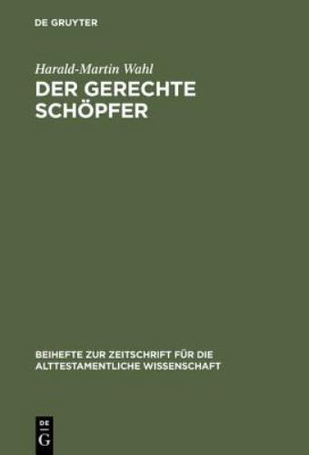 Beihefte Zur Zeitschrift Für Die Alttestamentliche Wissenschaft Ser ...