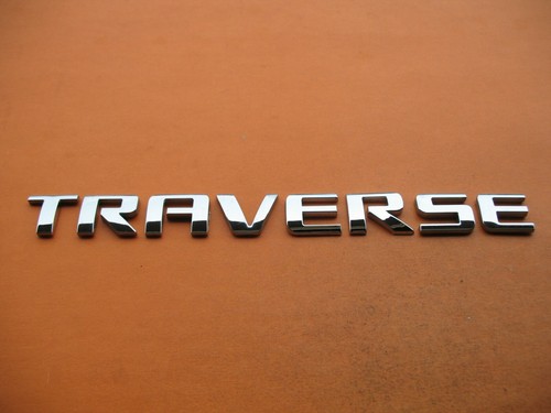 09 10 11 12 13 14 15 16 17 CHEVROLET TRAVERSE REAR EMBLEM LOGO BADGE ...