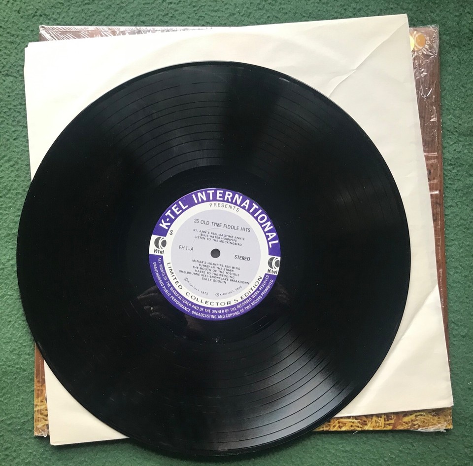 25 Old Time Fiddle Hits K-Tel various artists Record 12” as seen on TV ...