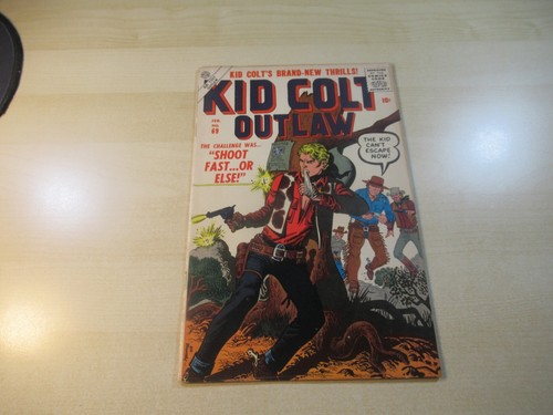 KID COLT OUTLAW #69 ATLAS SILVER AGE WESTERN HIGHER GRADE SHOOT FAST OR ...