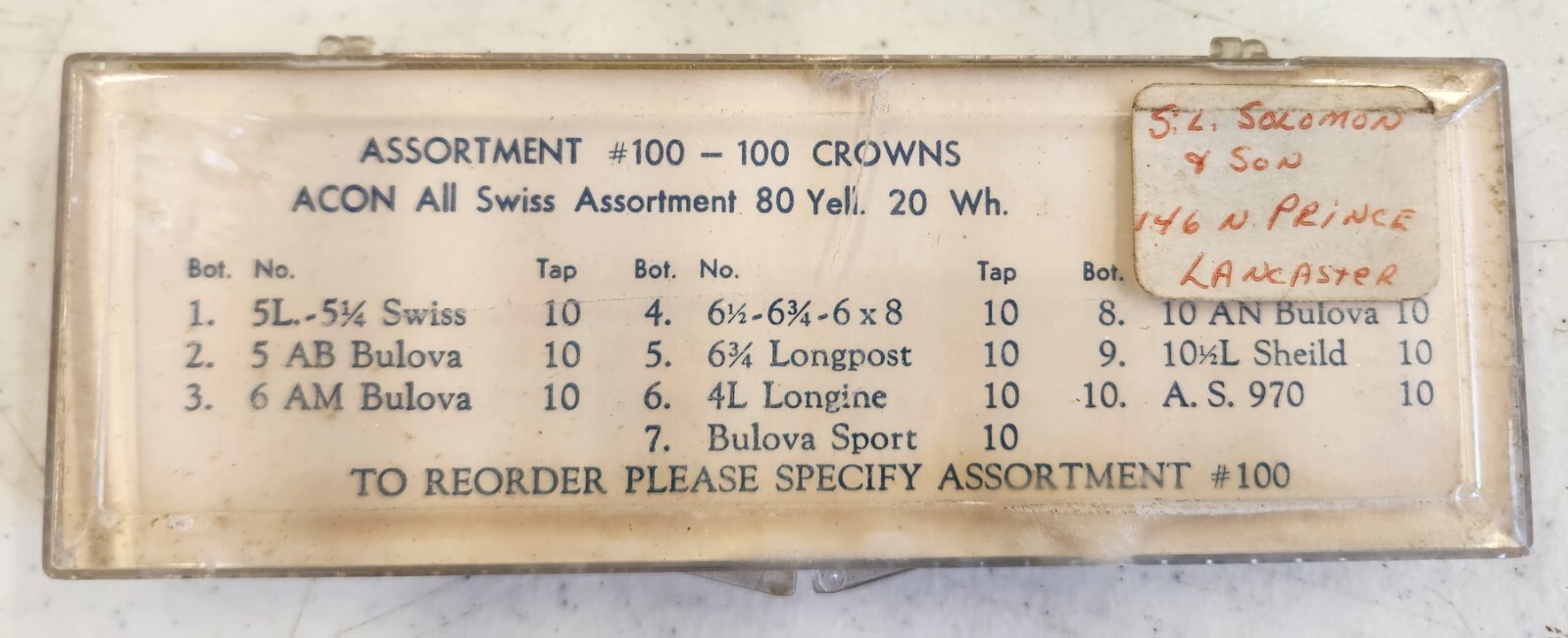 Lot Of Vintage Acon Watch Crowns | eBay