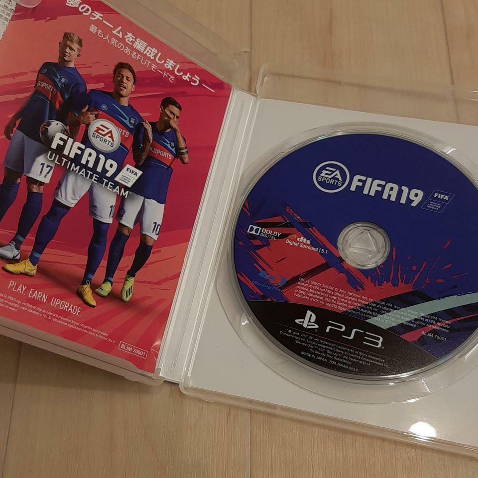 PS3 FIFA 19 Legacy Edition Ronaldo Cover Sony PlayStation 3 Japan ...