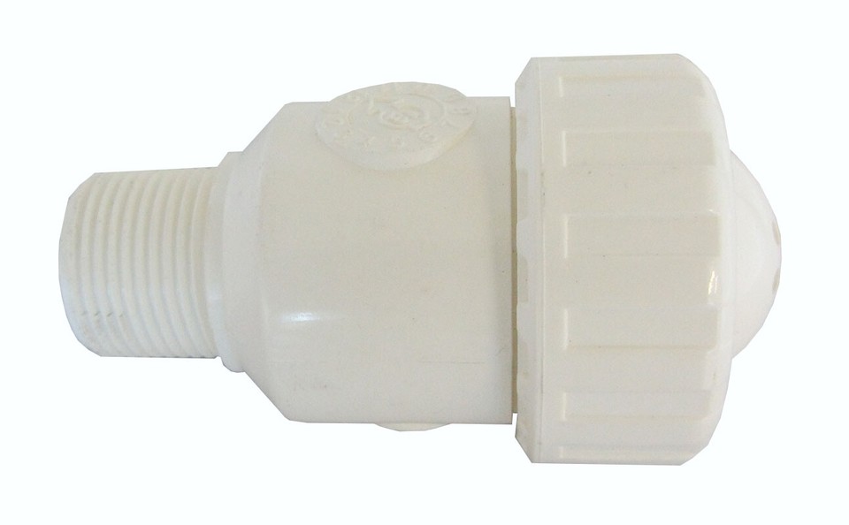 3/4" New vacuum relief valve for Heliocol Pool Solar Panels - New White ...