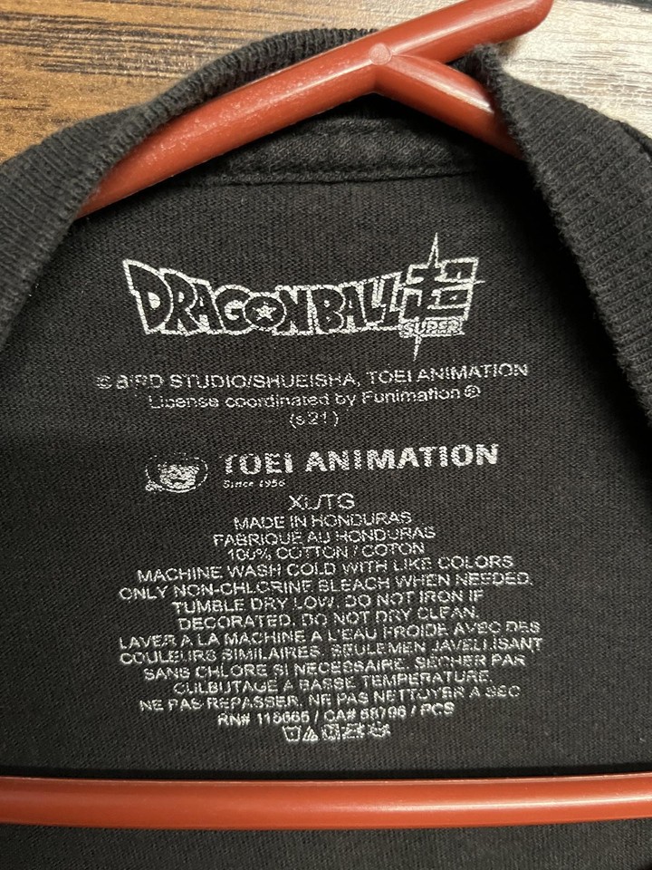 Dragon Ball Z Super Characters - TOEI ANIMATION XL T-shirt | eBay
