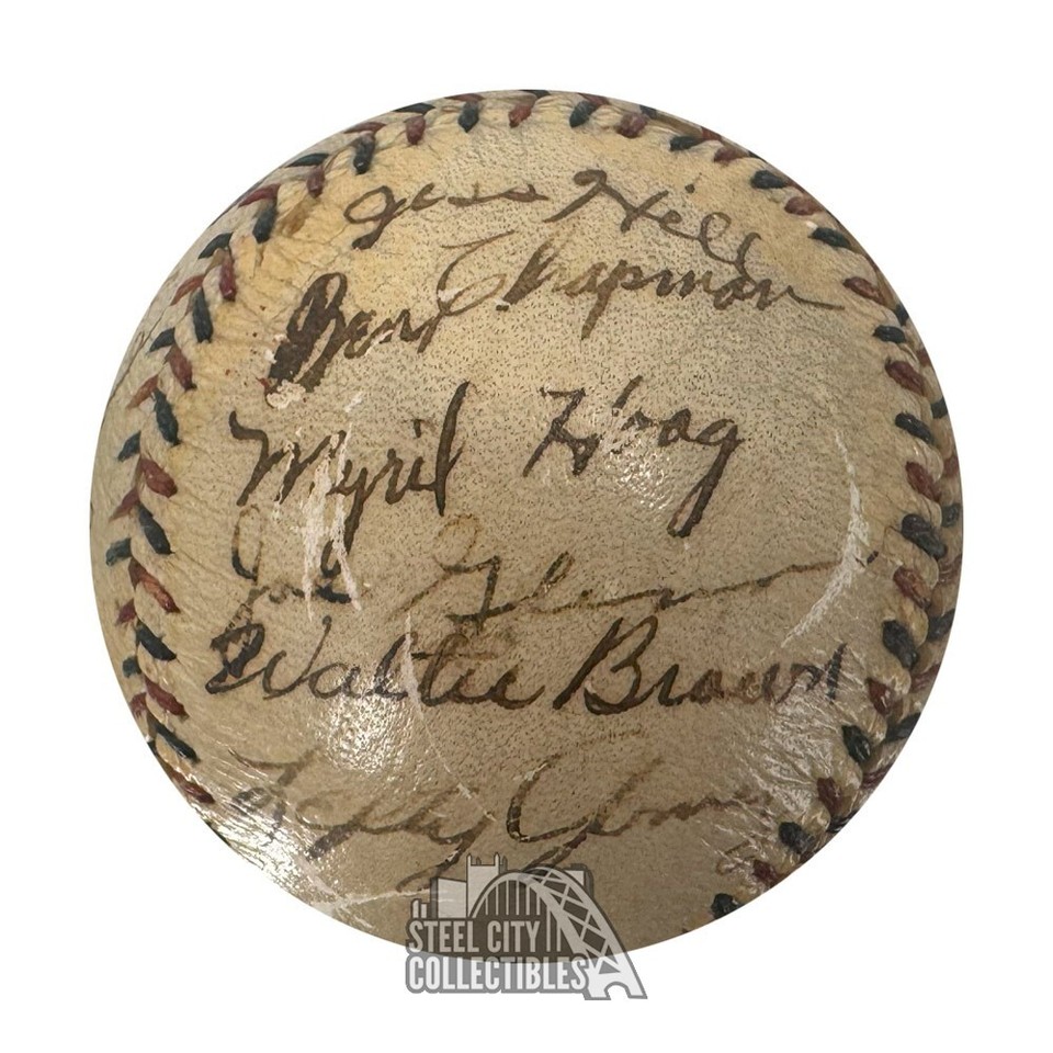New York Yankees 1935 Autographed Signed Baseball - PSA/DNA -JSA (Ruth ...