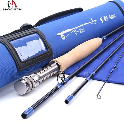 Maxcatch V-Pro Fly Rod Fast Action IM10 Fly Fishing Rod 4/5/6/8WT | eBay