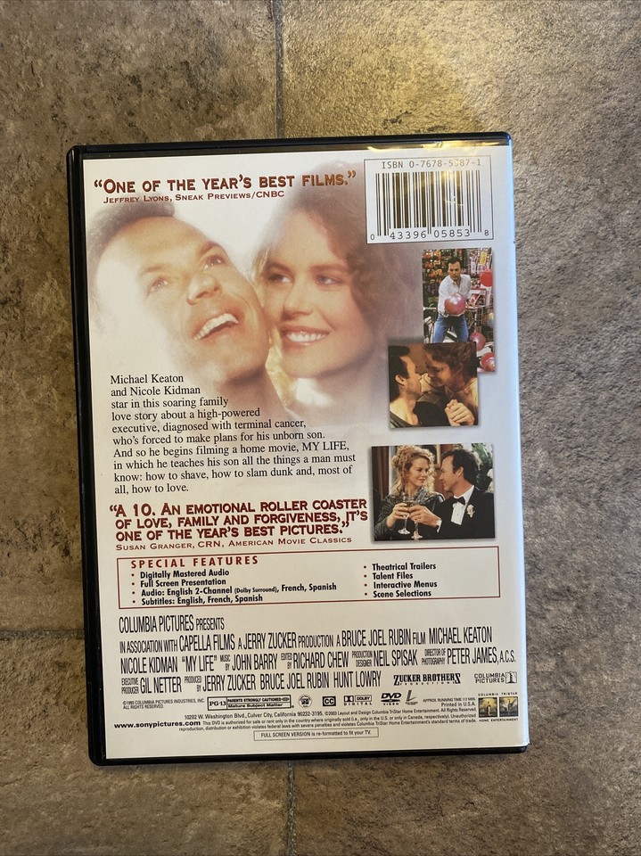 My Life (DVD, 2001) 43396058538| eBay