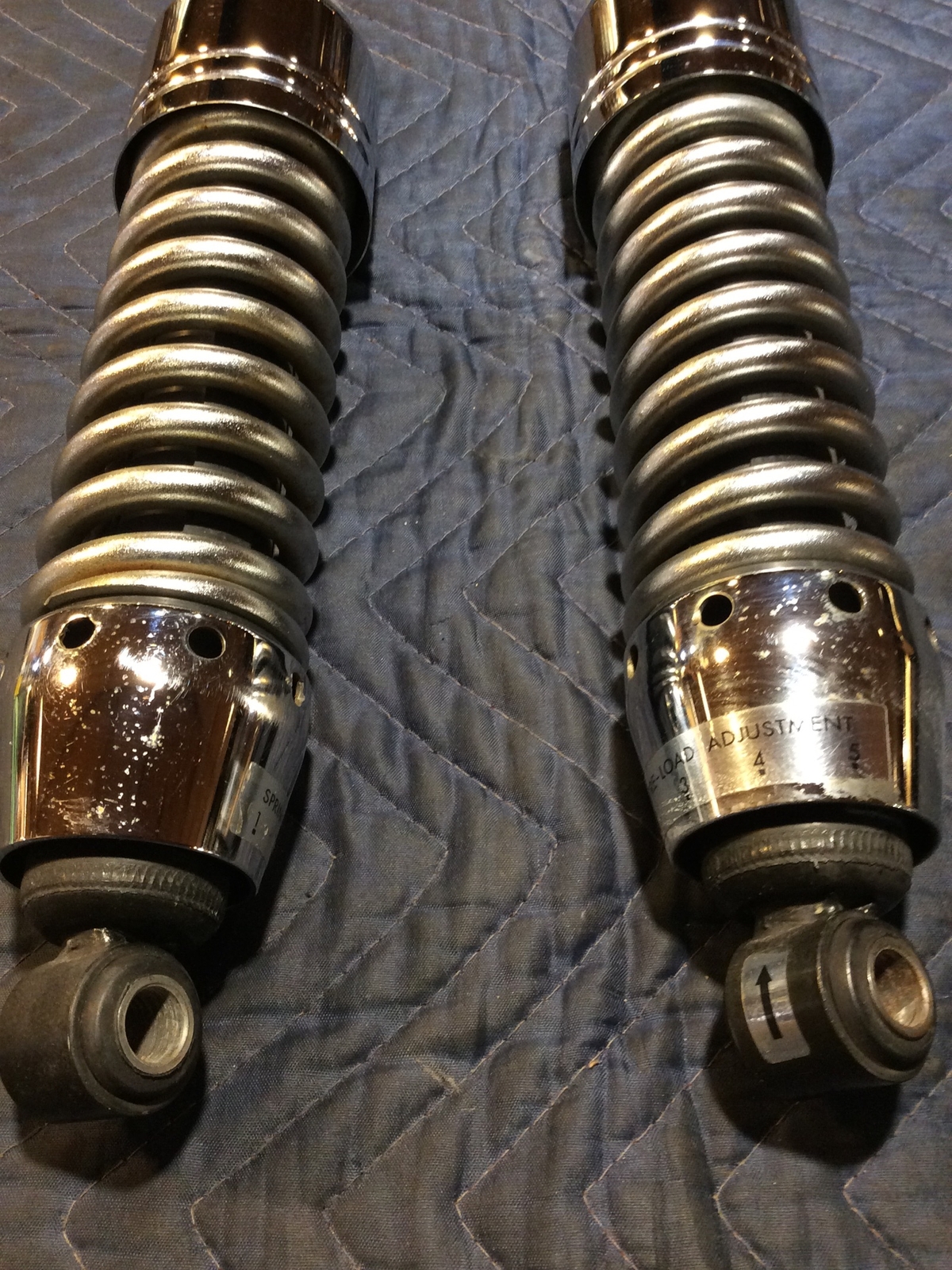 HARLEY DAVIDSON DYNA SHOCKS CHROME LOWRIDER | eBay