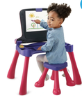 VTech Draw and Learn Activity Desk Pink - Kids Playset Learning Toys ...