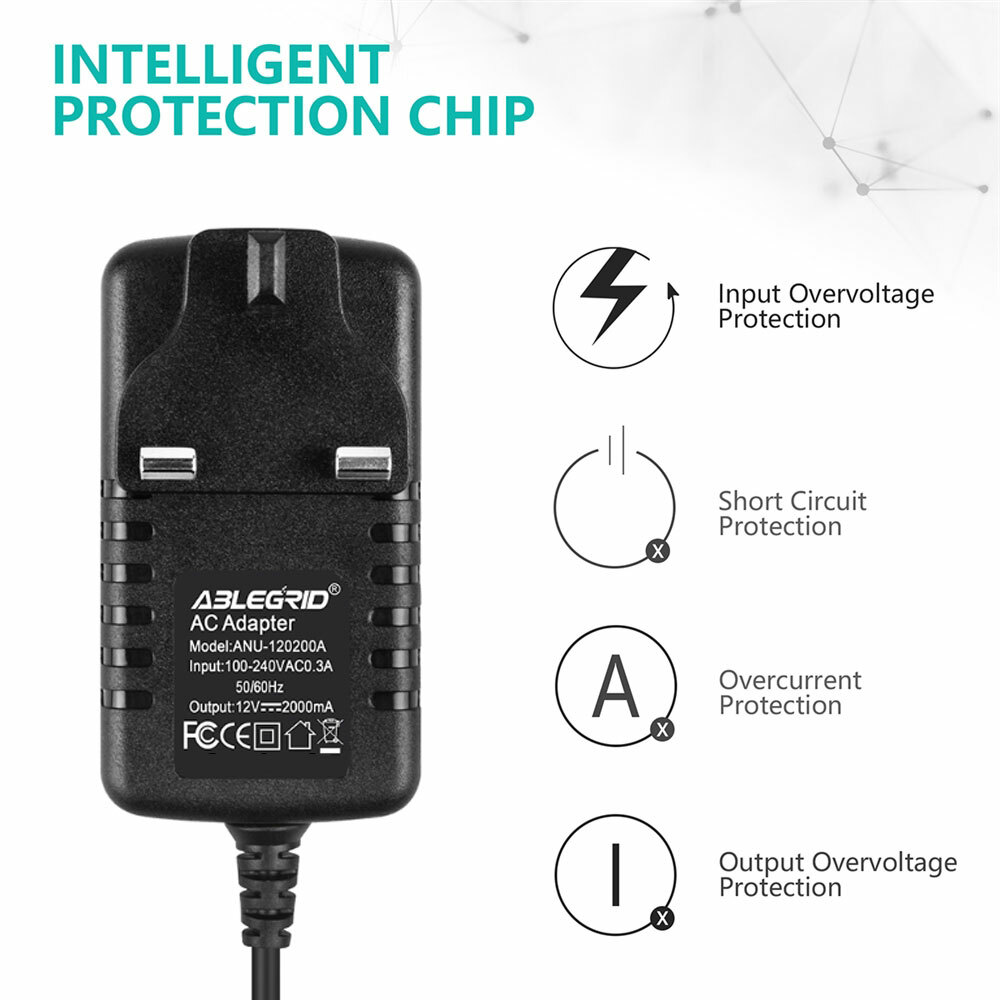 12V 2A AC-DC Adaptor Charger for Humax HB 1000s HB1000S Freesat Box ...