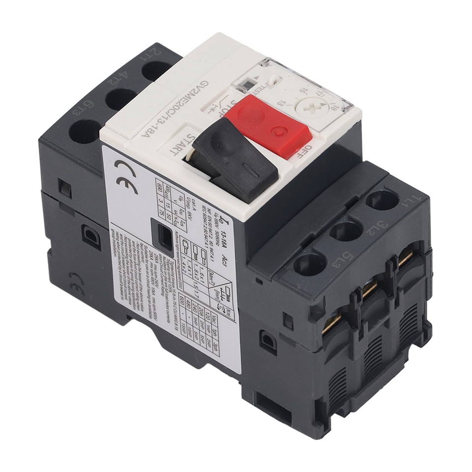 Motor Circuit Breaker 3P Overload Protection Switch 13-18A GV2-ME20C ...