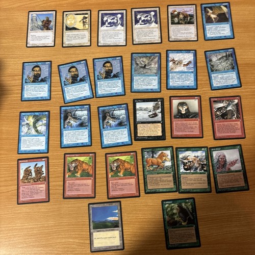 Mtg Ice Age 26 Card Lot: Kjeldoran Warrior Zuran Enchanter Soul Burn ...