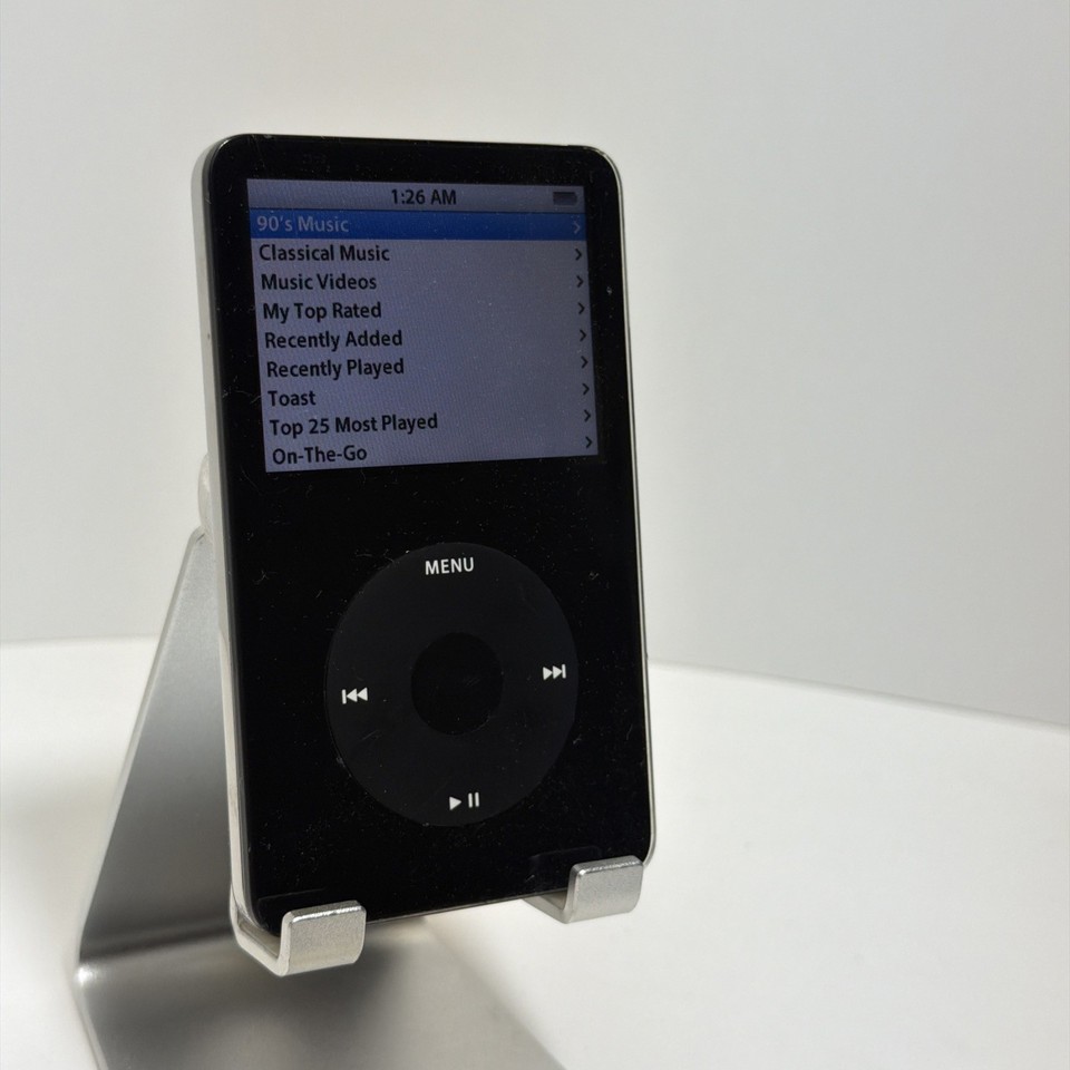 Apple iPod Classic 5th Generation A1136 30GB - Black - TESTED WORKING ...