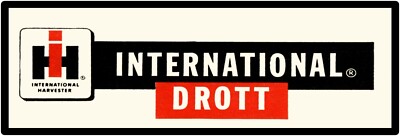 International Drott Equipment Sign, 12" x 36" USA STEEL XL Size - 4 ...