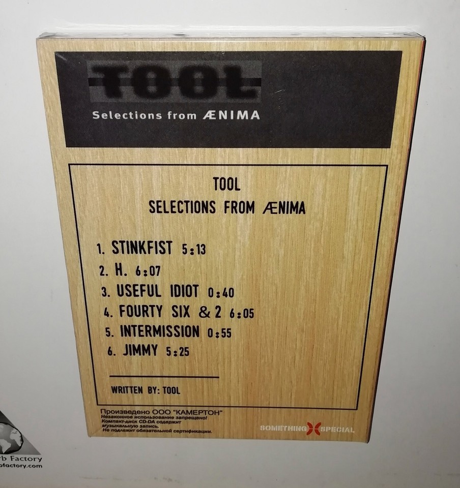 Tool - Selections From Ænima Aenima (Single) (Wood Box, Mini-CD) SEALED ...