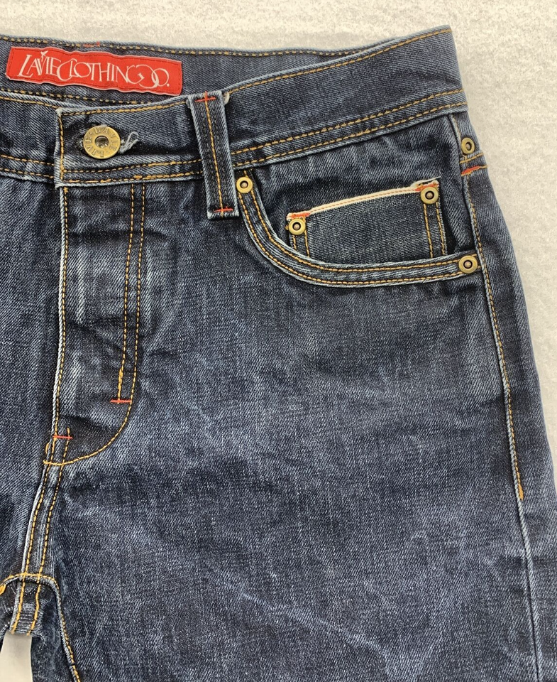 Lavie Clothing Co Men's Denim Jeans Size 32 Dark Wash Design Stitch ...