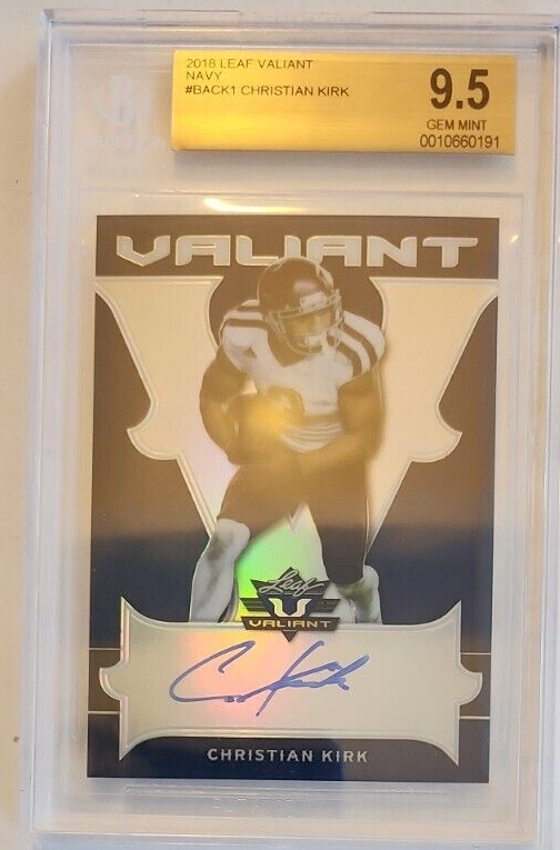 CHRISTIAN KIRK ROOKIE AUTO BGS 9.5 GEM MINT 14/25! VISIT OUR EBAY STORE ...