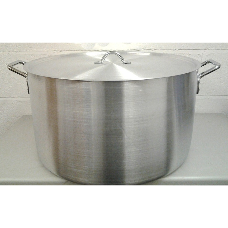 Mastercook Heavy Duty Aluminium Casserole Stockpot Pan Pot Dish with ...