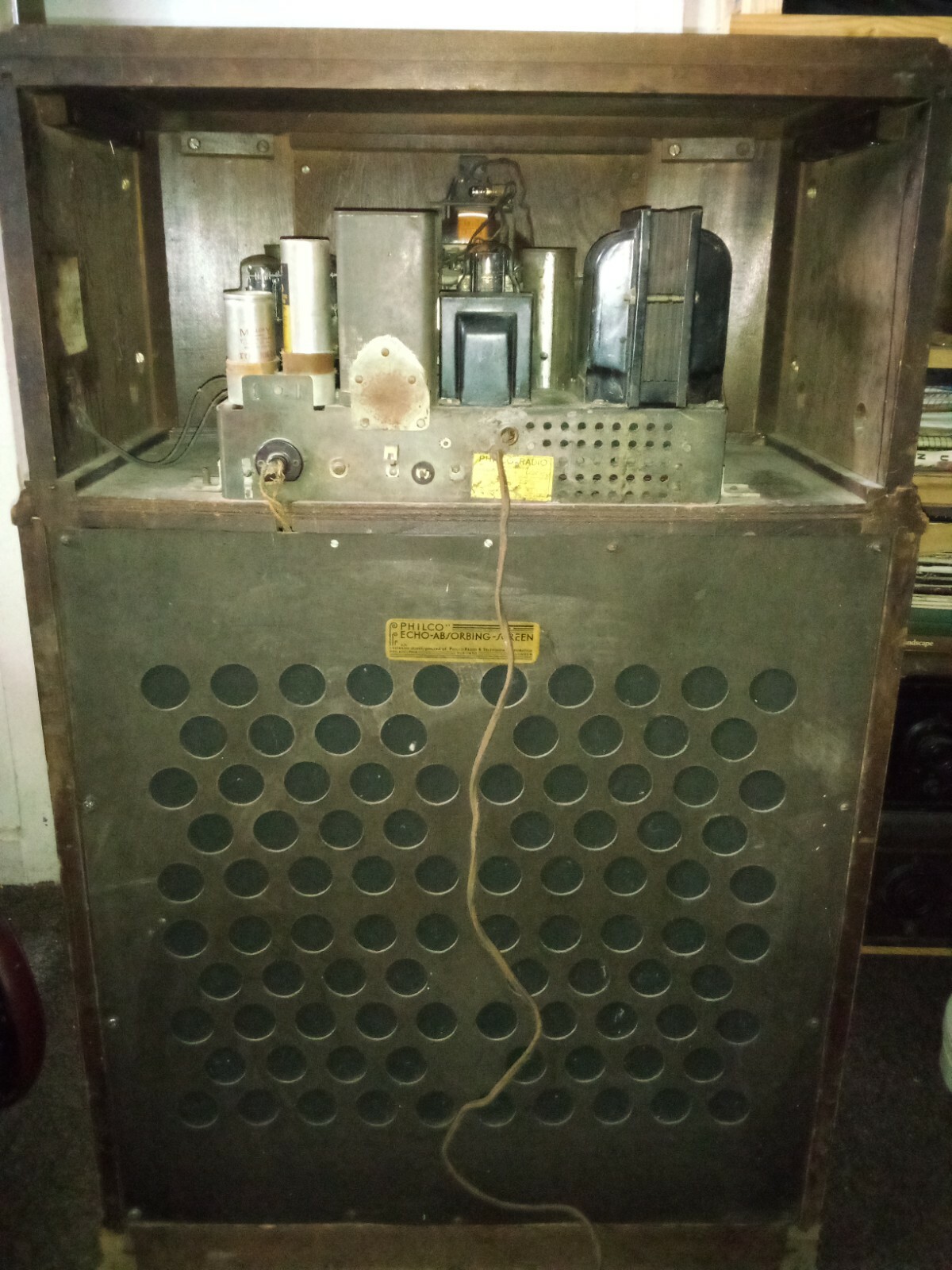 Early 1933 Philco Model 16X Code 122 5-Band 11-Tube AM SW Floor Console ...