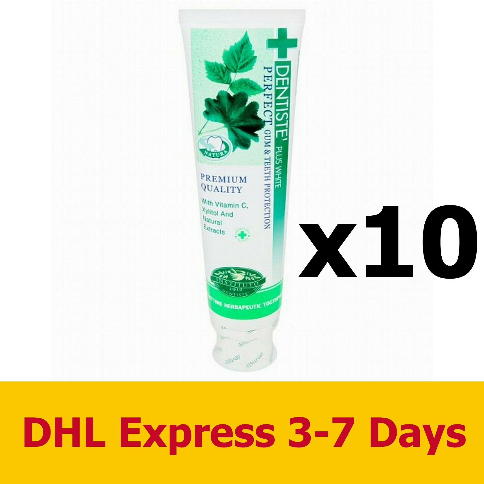 10x160g Dentiste' Plus White The Nighttime Toothpaste Vitamin C Xylitol ...