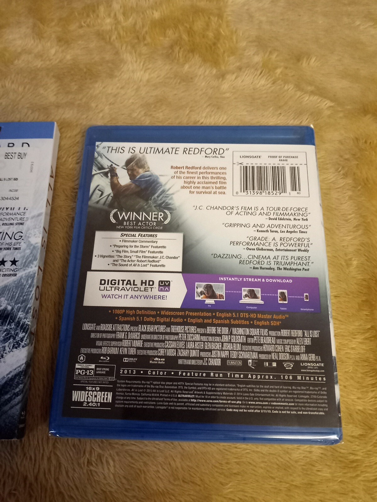 All Is Lost (Blu-ray, 2013) for sale online | eBay