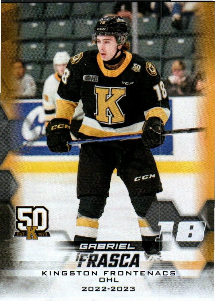 Gabriel Frasca 2022-23 Kingston Frontenacs | eBay