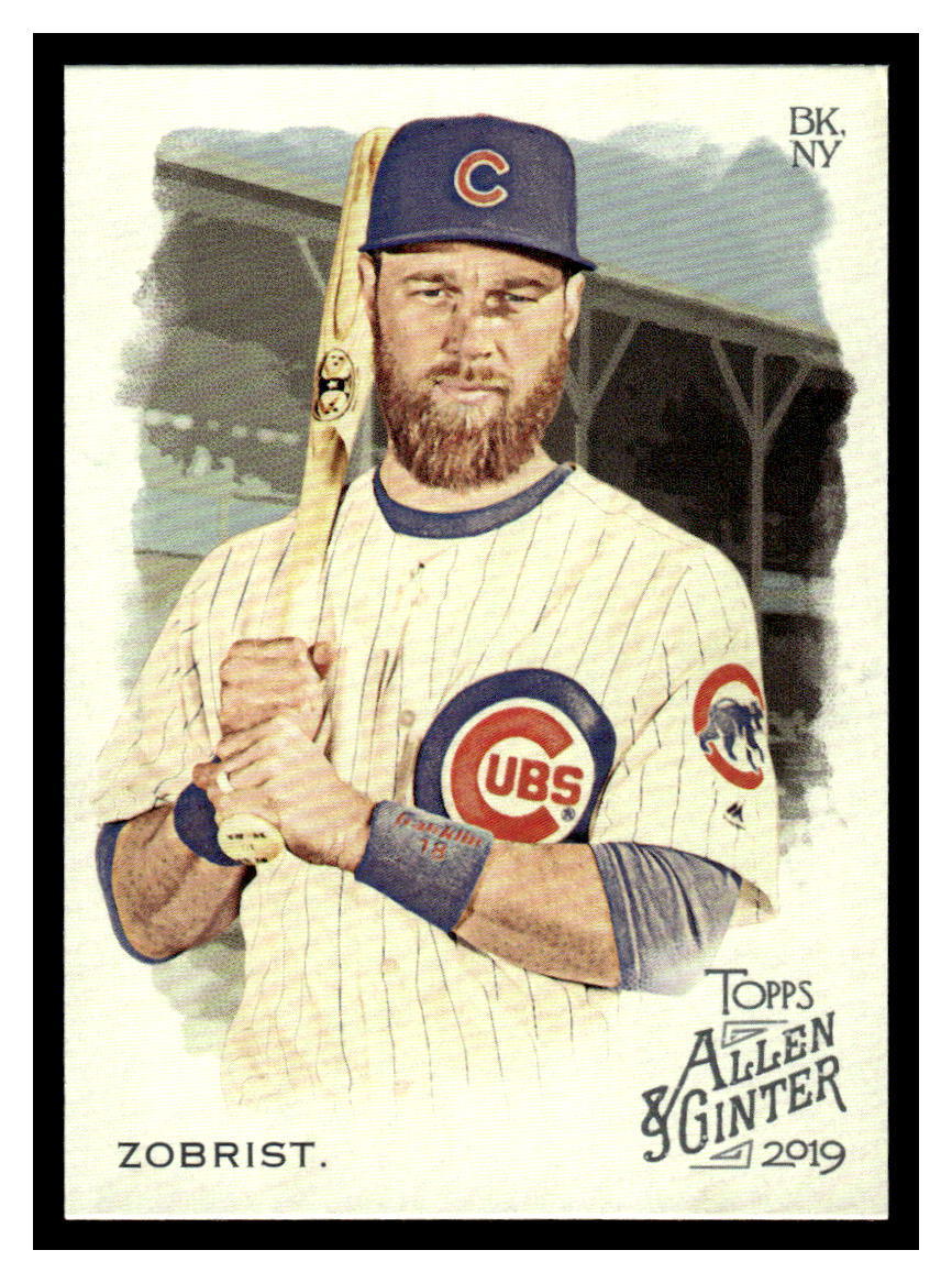 2019 Topps Allen & Ginter #270 Ben Zobrist - Chicago Cubs | eBay