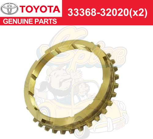 Toyota Original COROLLA CE90 Synchronring NO.2 33368-32020 x2 Satz | eBay