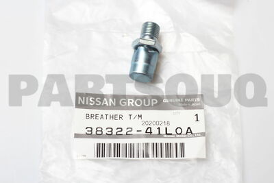 3832241L0A Genuine Nissan BREATHER-REAR AXLE CASE 38322-41L0A | eBay