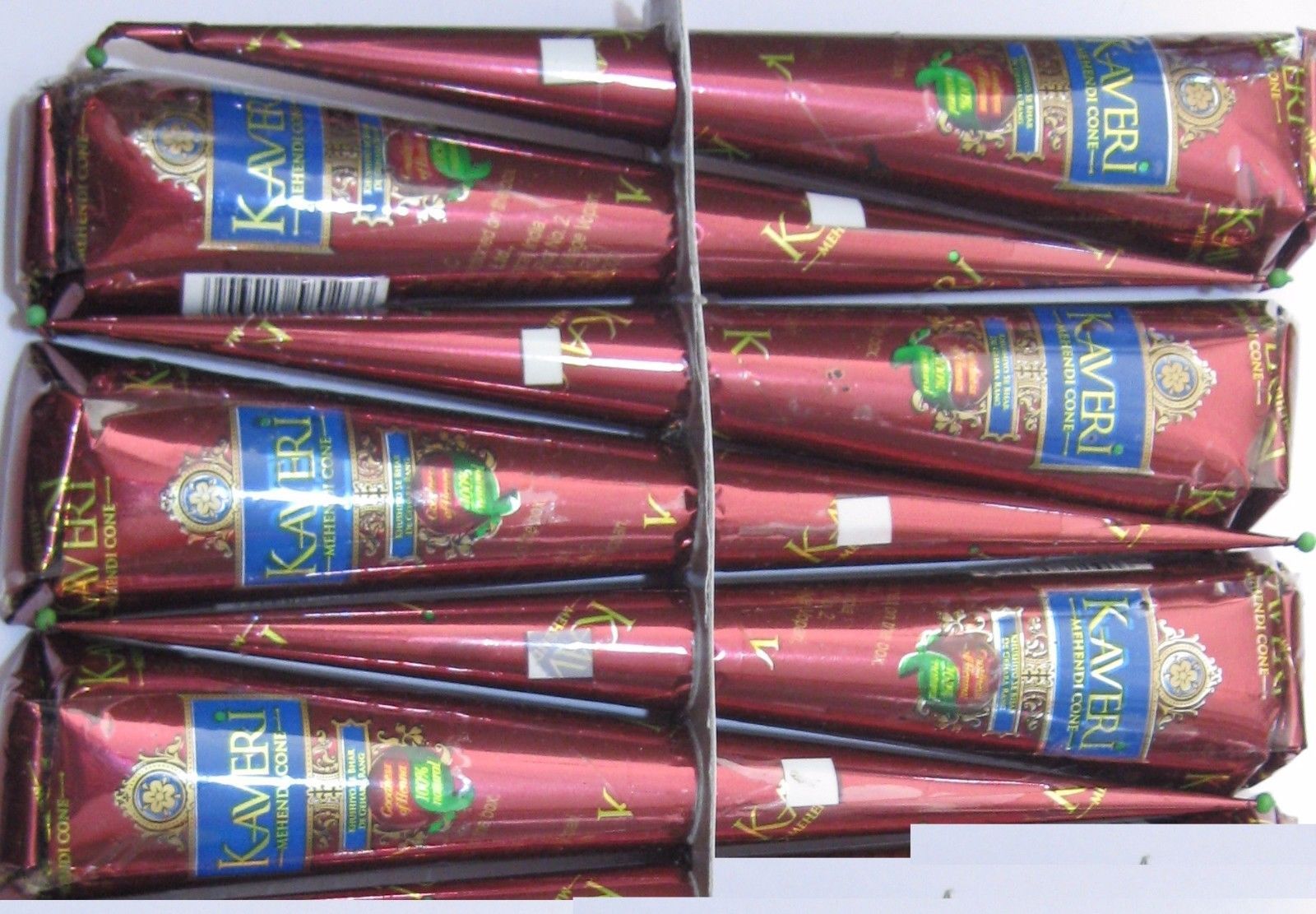Natural Kaveri Henna Cones Temporary Tattoo Body Art Mehandi Ink Choose ...