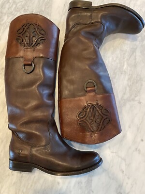 Beauty!Women's FRYE 76436 Knee high riding style boots,leather,comfy, 5 ...