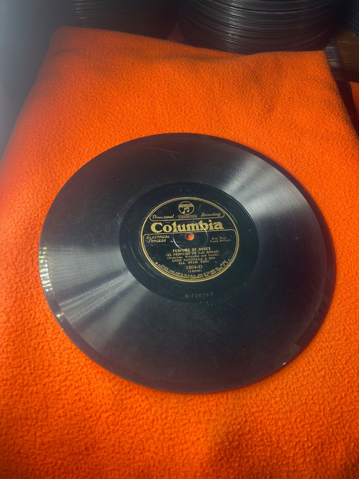 COLUMBIA Record 78 rpm 1804 PERFUME OF ROSES / LADY OF THE MORNING | eBay