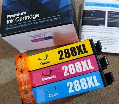 3pk 288XL Color Ink Cartridges Epson 288 Expression XP-430 XP-440 XP ...