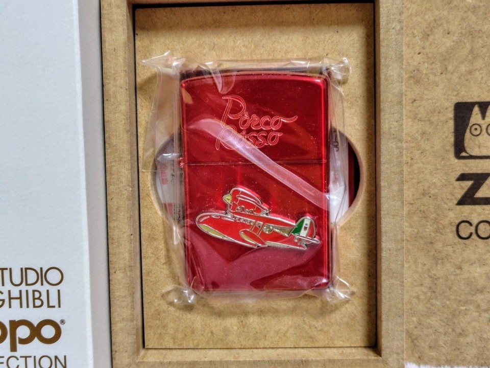 Zippo lighter items Porco Rosso (Red) Studio Ghibli ZIPPO collection ...