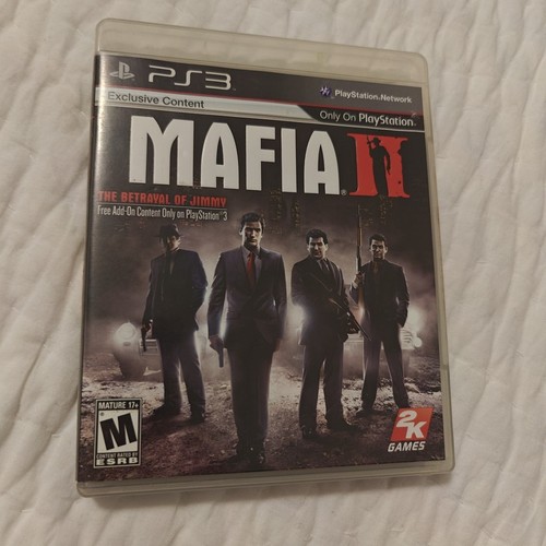 Mafia II (Sony PlayStation 3, 2010) Mafia 2 PS3 w/ Manual, No Map, Mint ...