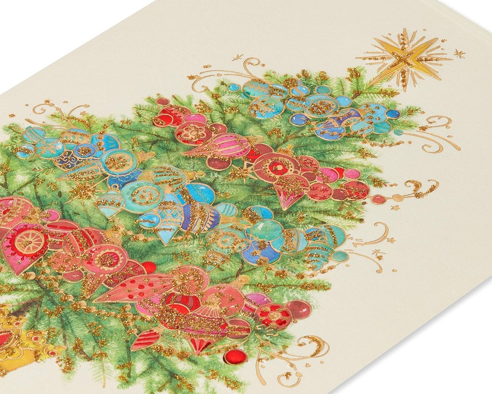 Papyrus Christmas Cards Boxed with Envelopes, Peace and Happiness ...