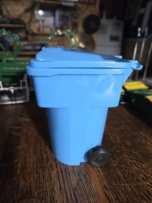 Rehrig Mini Waste Management Trash Cart Tropical Blue | eBay