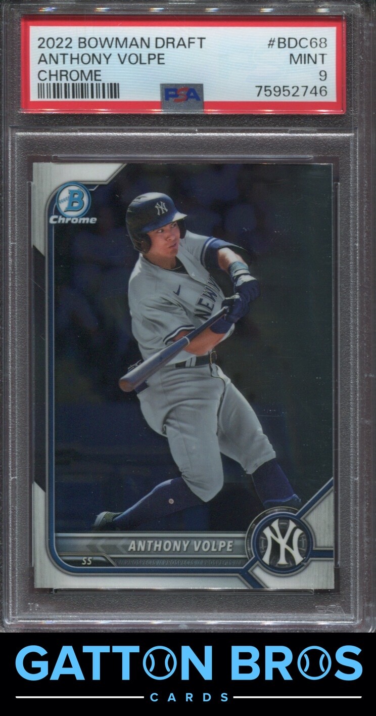 2022 Bowman Draft Chrome Anthony Volpe #BDC68 PSA 9 MINT | eBay
