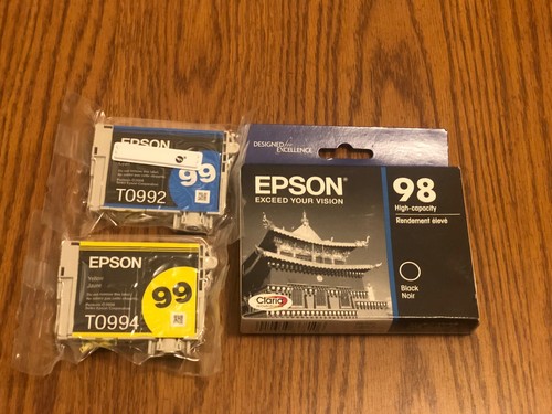 3 Pack Genuine Epson 98 99 Ink For Artisan 700 710 725 730 800 810 835 387, New 10343868106| eBay